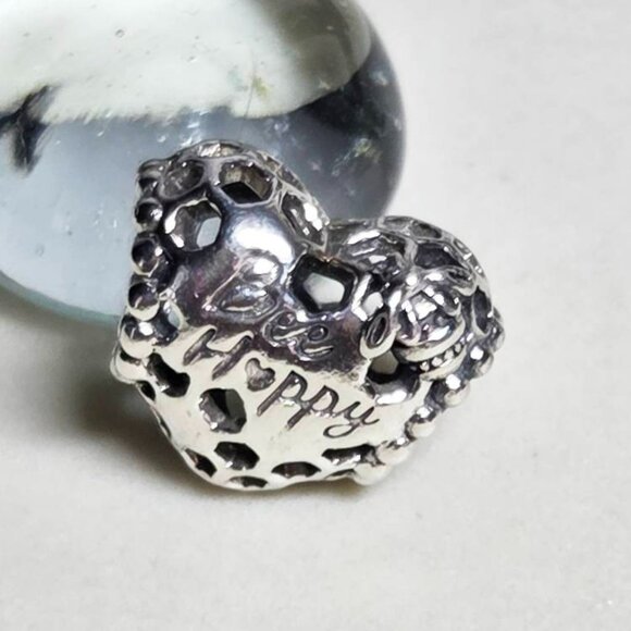 Pandora | Jewelry | Authentic Pandora Sterling Silver Bee Happy Bead ...